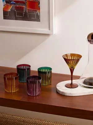 L'Objet Prism Set Of Four Glasses - Multi