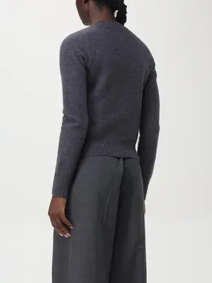 JIL SANDER Ribbed Crew Neck Pullover - Grey
