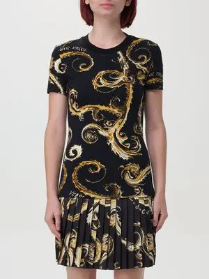 Versace Graphic Print T-shirt - Black