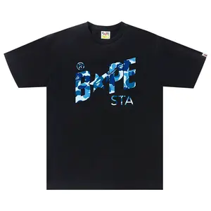 A BATHING APE Abc Camo Sta Logo Tee - Black