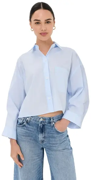 TWP Next Ex Shirt - Baby Blue