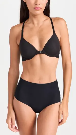 Natori Lush Front Close Contour Underwire Bra - Black