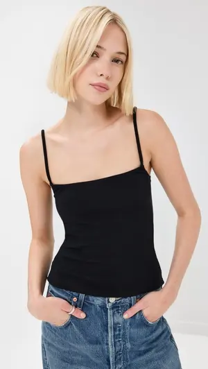 PERFECTWHITETEE Ribbed Skinny Tank