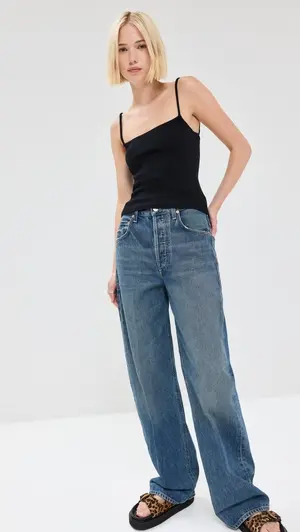 PERFECTWHITETEE Ribbed Skinny Tank