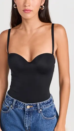 Wolford Forming Thong Bodysuit - Black