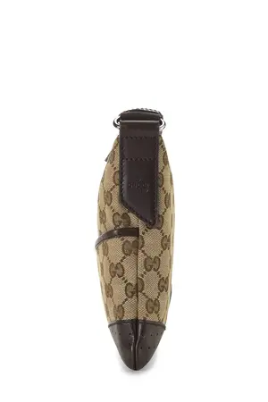 Gucci Original Gg Canvas Perforated Messenger Bag