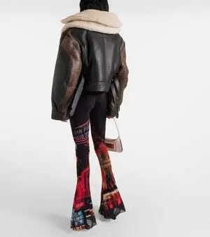 JEAN PAUL GAULTIER Petit Grand Cropped Leather Jacket