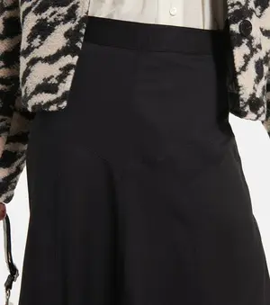MARANT ETOILE Alona Asymmetric Midi Skirt