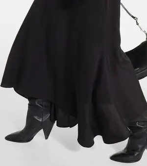 MARANT ETOILE Alona Asymmetric Midi Skirt