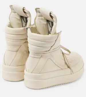 Rick Owens Bumper Leather High-top Sneakers