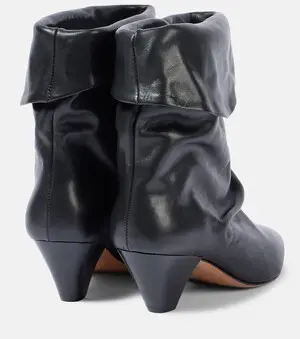 Isabel Marant Étoile Ryska Leather Ankle Boots