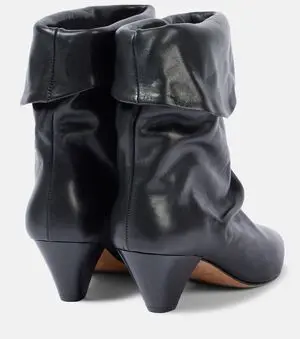 Isabel Marant Étoile Ryska Leather Ankle Boots