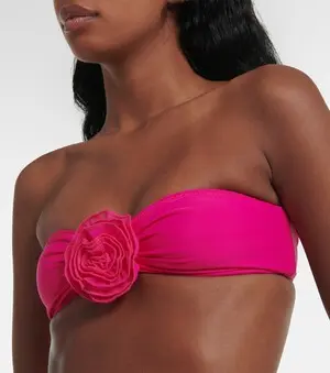 SAME Rose Bandeau Bikini Top - Pink