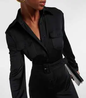 TOM FORD Jersey Jumpsuit - Black