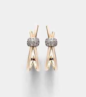 Pomellato Together 18kt Rose Gold Diamond Earrings - Pink