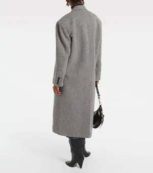 MARANT ETOILE Lexana Wool-blend Coat - Black