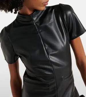 COURREGES Courrèges Faux Leather Mini Dress