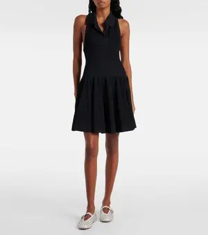 Alaïa Piquet Polo Dress