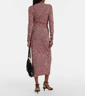 MARANT ETOILE Lisy Jersey Wrap Dress