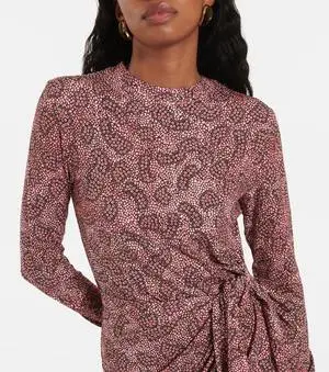 MARANT ETOILE Lisy Jersey Wrap Dress
