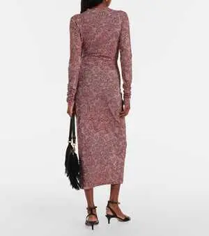 MARANT ETOILE Lisy Jersey Wrap Dress