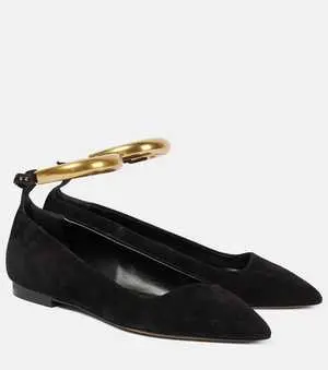 Isabel Marant Leanor Embellished Ballet Flats
