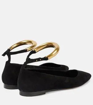 Isabel Marant Étoile Leanor Embellished Ballet Flats