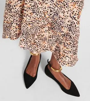 Isabel Marant Étoile Leanor Embellished Ballet Flats