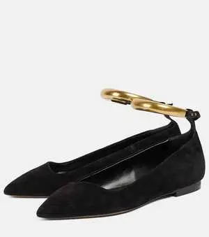 Isabel Marant Leanor Embellished Ballet Flats