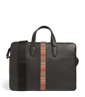 Paul Smith Leather Briefcase - Black
