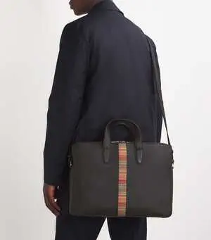Paul Smith Leather Briefcase - Black