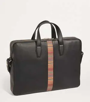 Paul Smith Leather Briefcase - Black