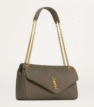 Saint Laurent Medium Calypso Shoulder Bag - Green