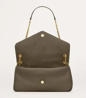 Saint Laurent Medium Calypso Shoulder Bag - Green
