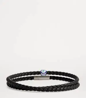 Tateossian Recycled Corn Cable Evil Eye Bracelet