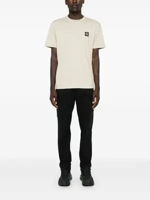 Stone Island Compass-patch Cotton T-shirt