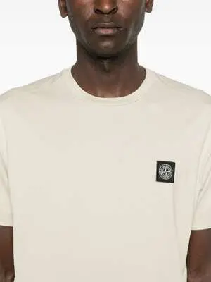 Stone Island Compass-patch Cotton T-shirt