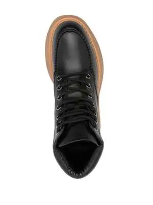 Alexander McQueen Leather Ankle Boots