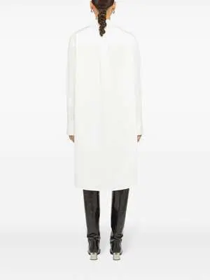 JIL SANDER Long-sleeve Shirt Dress - White