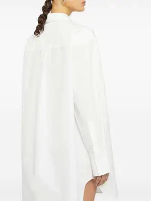 JIL SANDER Long-sleeve Shirt Dress - White
