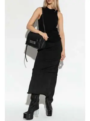 Rick Owens Porterville Ribbed Tank Top - Black