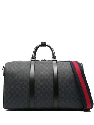 Gucci Gg Medium Duffle Bag - Black
