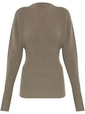 Rick Owens Ribbed-knit Wool Jumper - Green