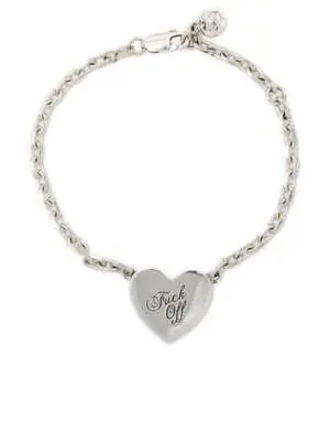 STOLEN GIRLFRIENDS CLUB Heart-charm Sterling Bracelet - Silver