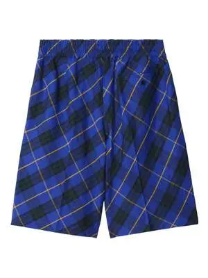 Burberry Vintage Check Cotton Shorts