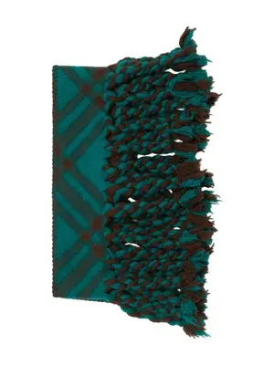 Burberry Check Wool Skinny Scarf