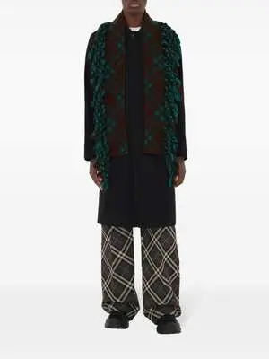 Burberry Check Wool Skinny Scarf