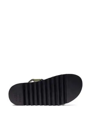 SCAROSSO Wooster V Suede Sandals - Green