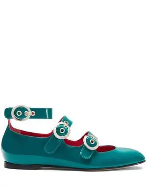 Scarosso Contrast Stitching Flats For Women