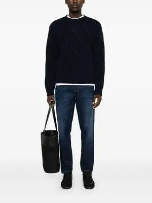 PT TORINO Washed Slim Fit Jeans - Blue